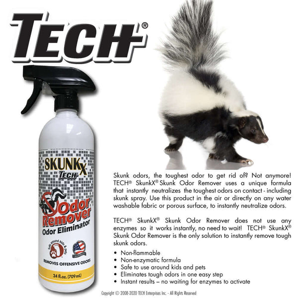 TECH® SkunkX Odor Remover & Tough Odor Eliminator